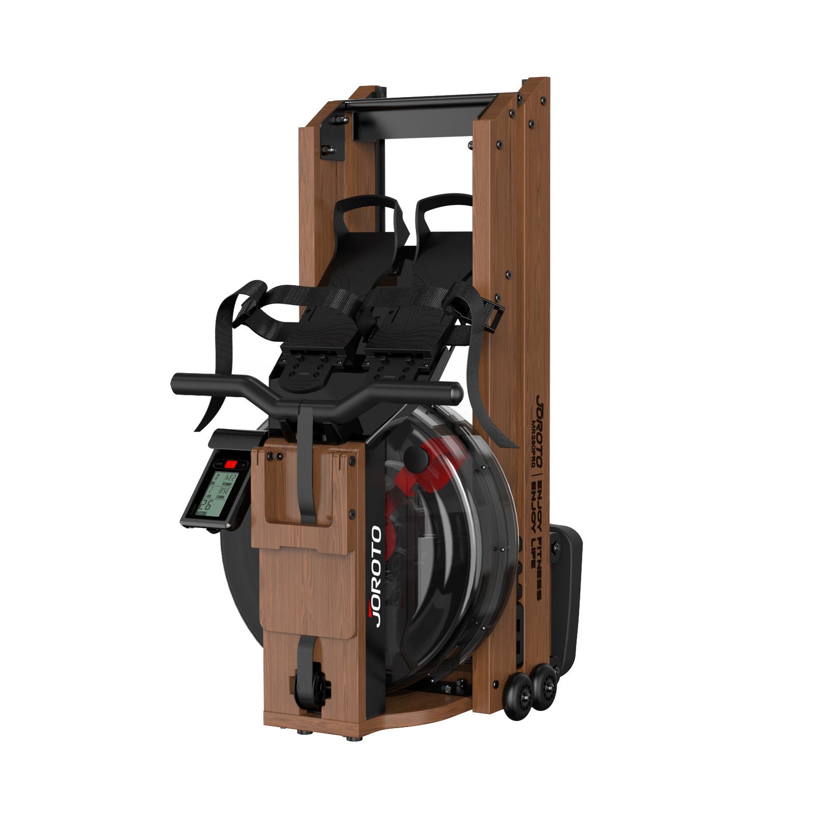 JOROTO MR280PRO Solid Oak Water Rowing Machine