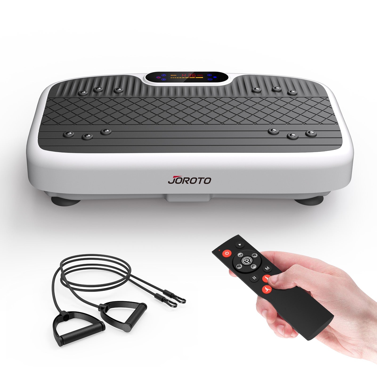 JOROTO JV35 Whole Body Vibration Plate with tension ropes